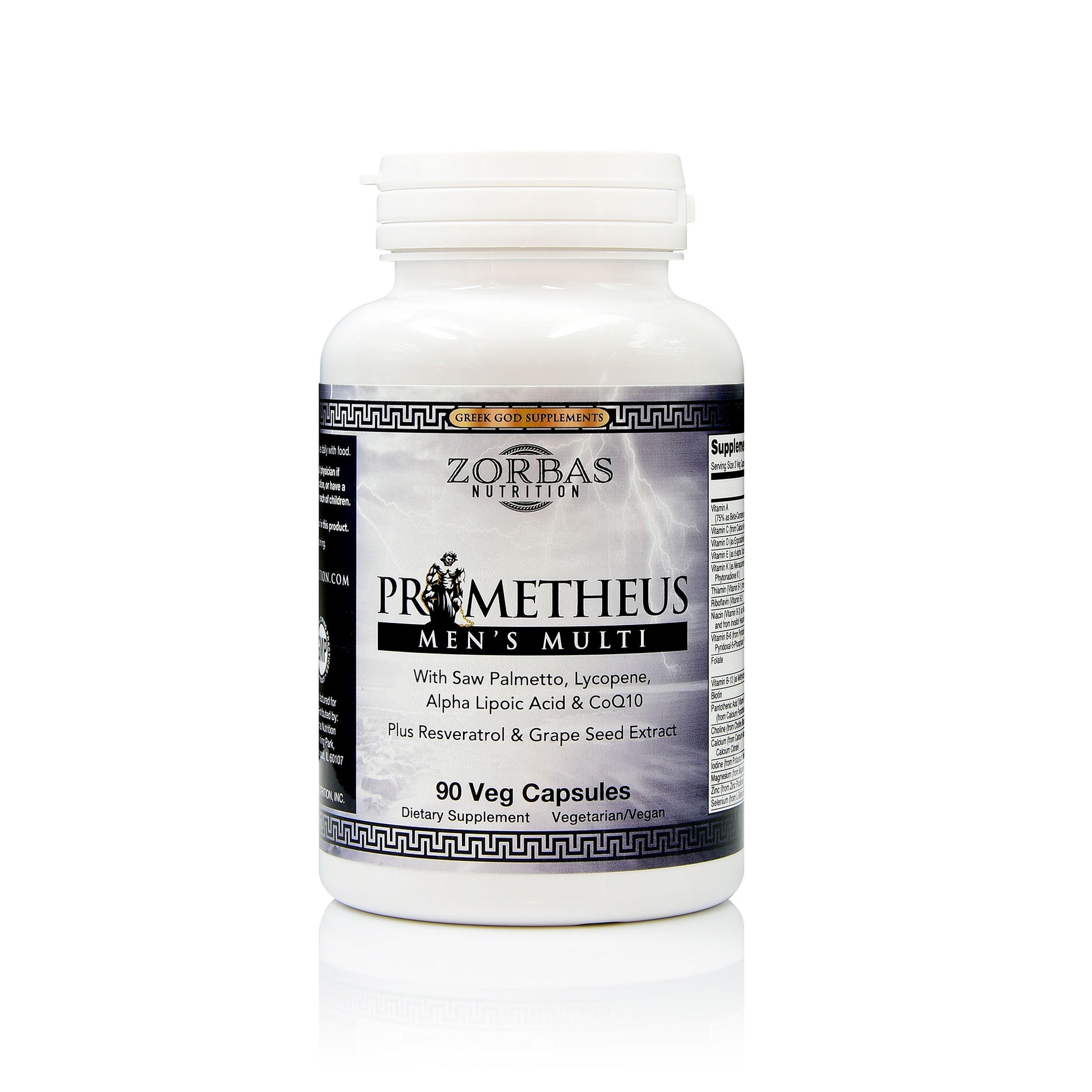 Prometheus Men’s Multi Dietary Supplement — Greek God Supplements ...